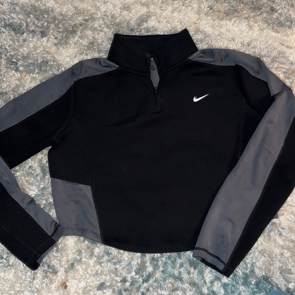 Nike | Tops | Nike Pro Crop Jacket | Poshmark